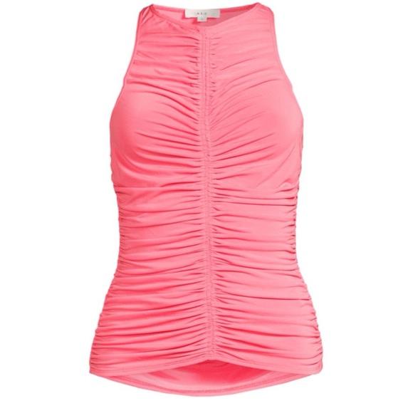 A.L.C. | Tops | Nwt Alc Pink Ruched Adley Top Size L | Poshmark